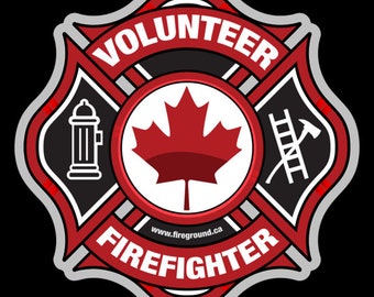 Firefighter Volunteer Decal - Etsy
