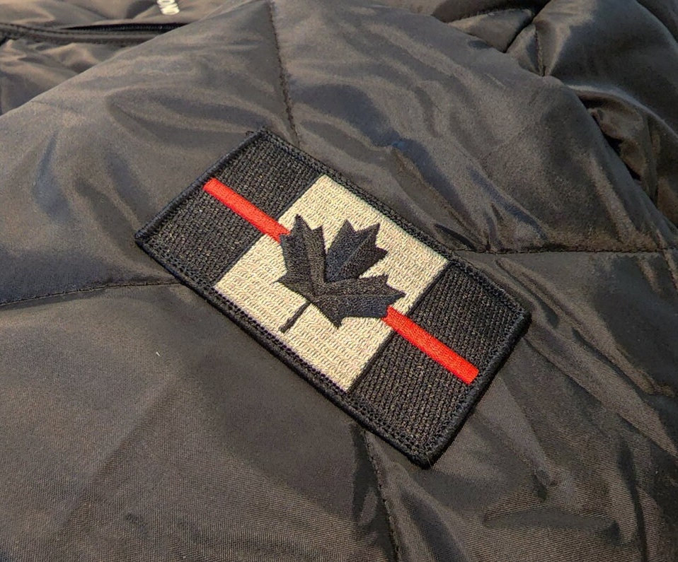 Thin Red Line Patch - Etsy