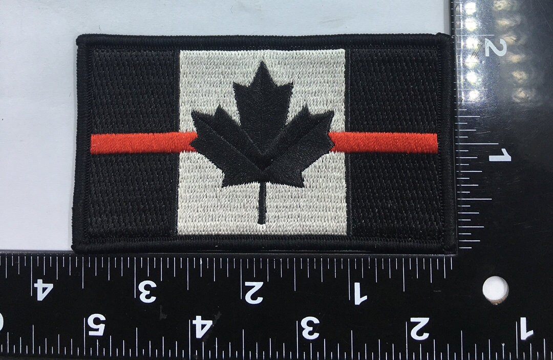 Thin Red Line Patch - Etsy