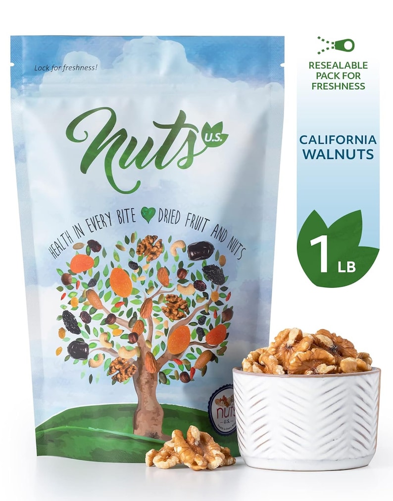 California Walnuts – Shelled Halves and Pieces, Freshly Packed - Etsy