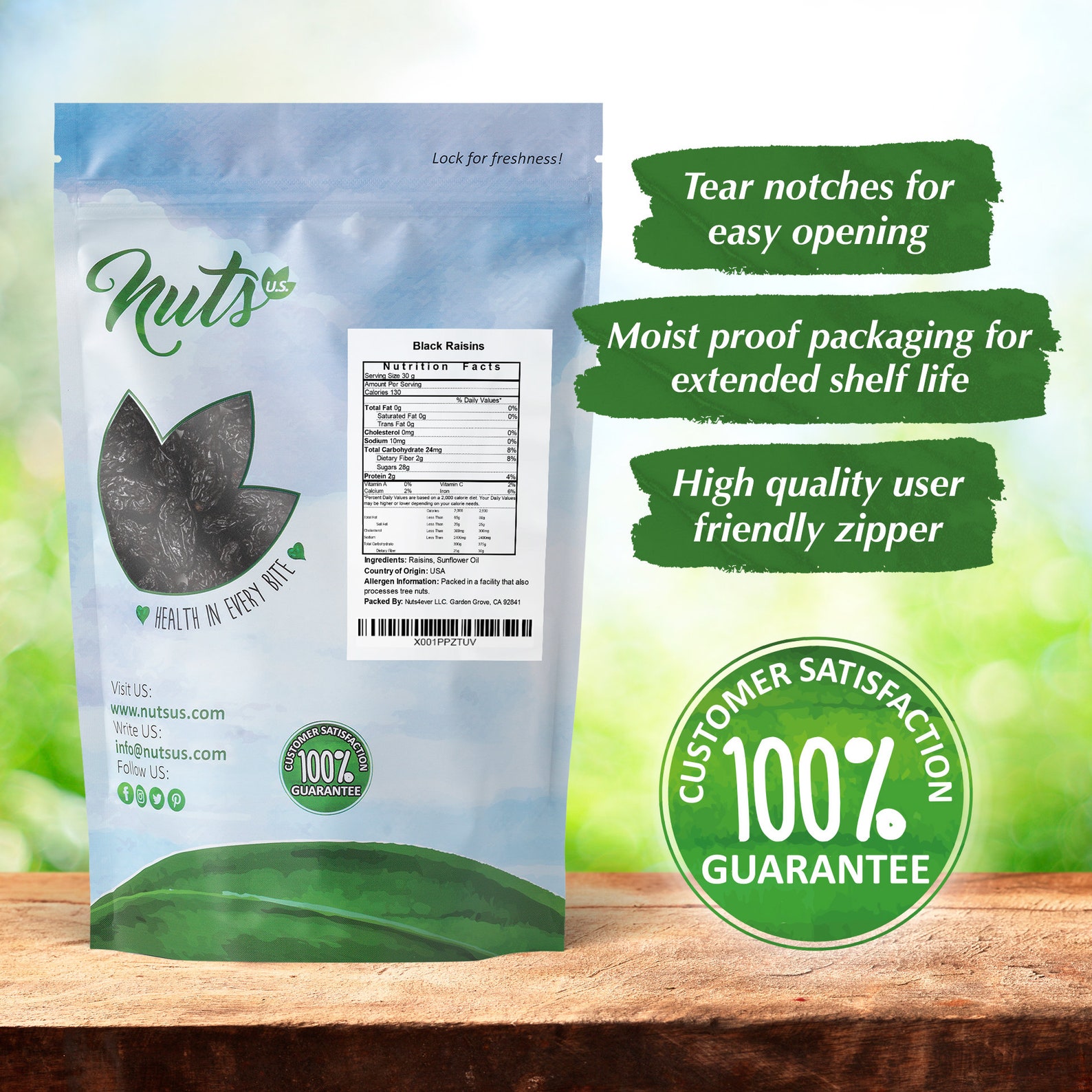 California Black Raisins, Seedless, Unsulphured, Natural - Etsy