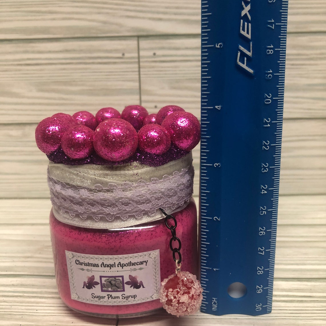 Christmas Angel Apothecary - Sugar Plum Syrup Potion Bottle - Etsy