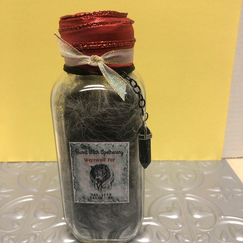Werewolf Fur Potion Bottle - Etsy