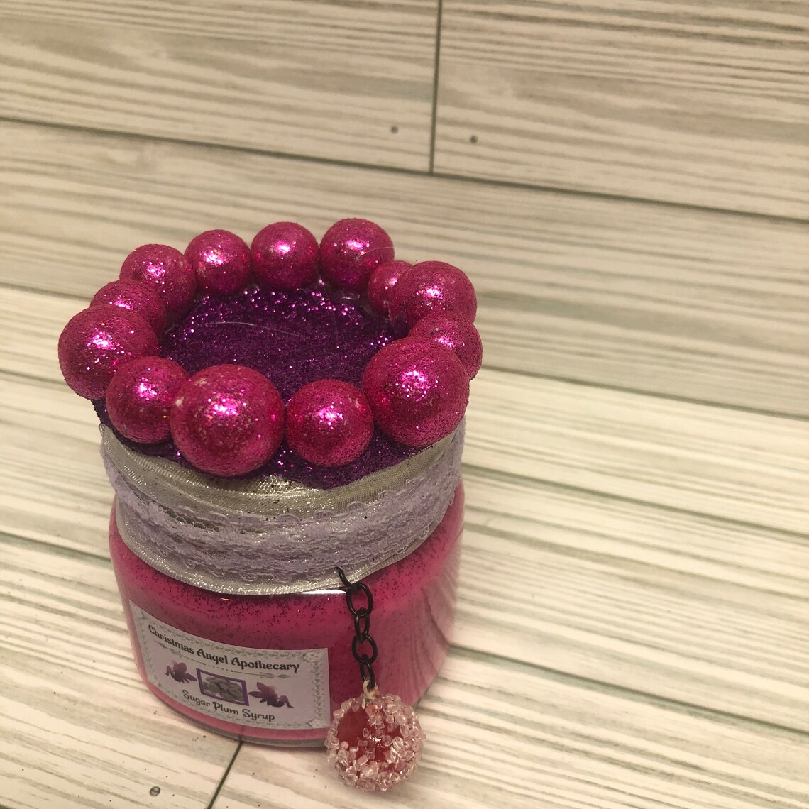 Christmas Angel Apothecary - Sugar Plum Syrup Potion Bottle - Etsy