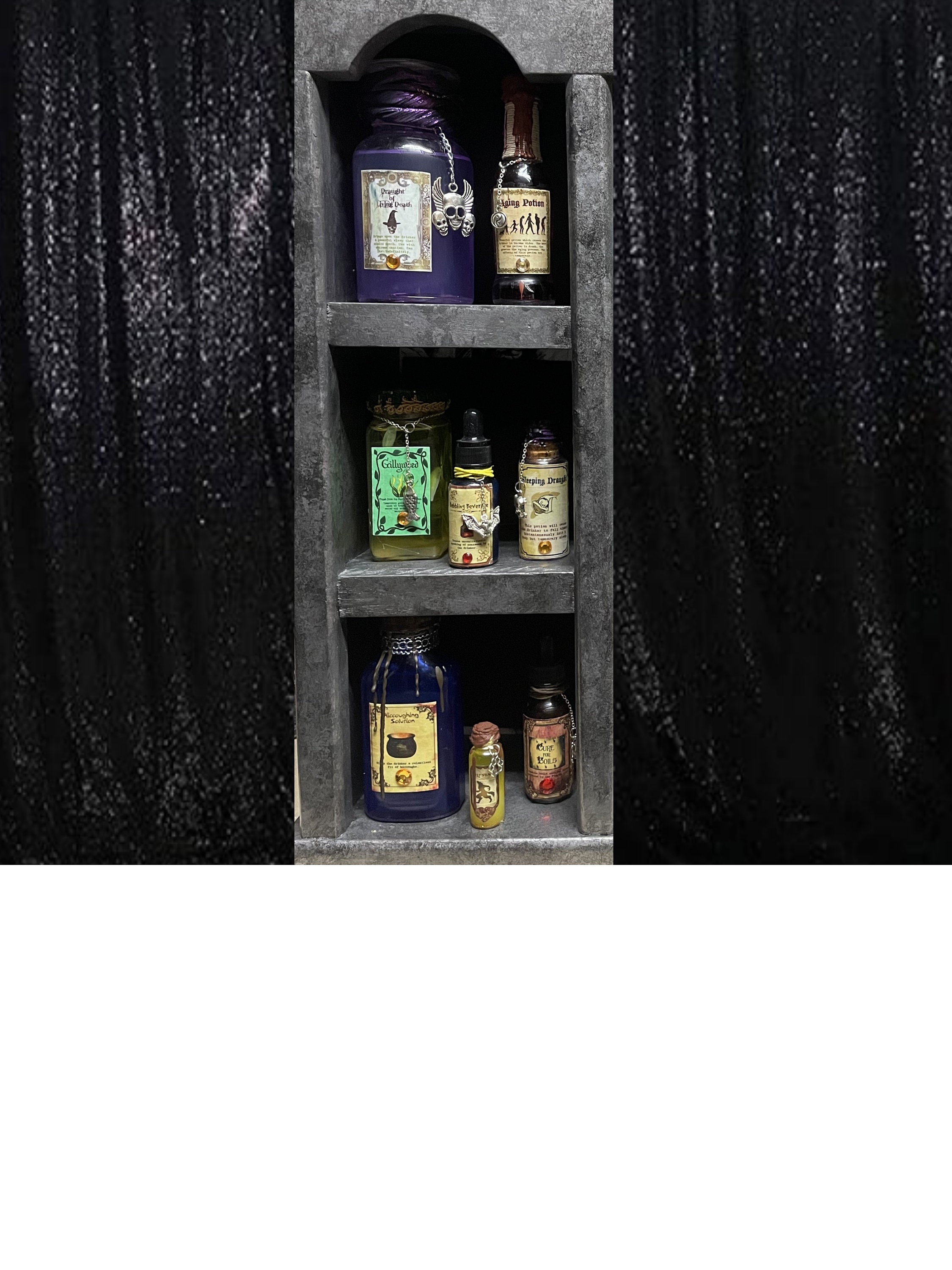 Large Potion Shelf Inspired by the Wizarding World - Etsy