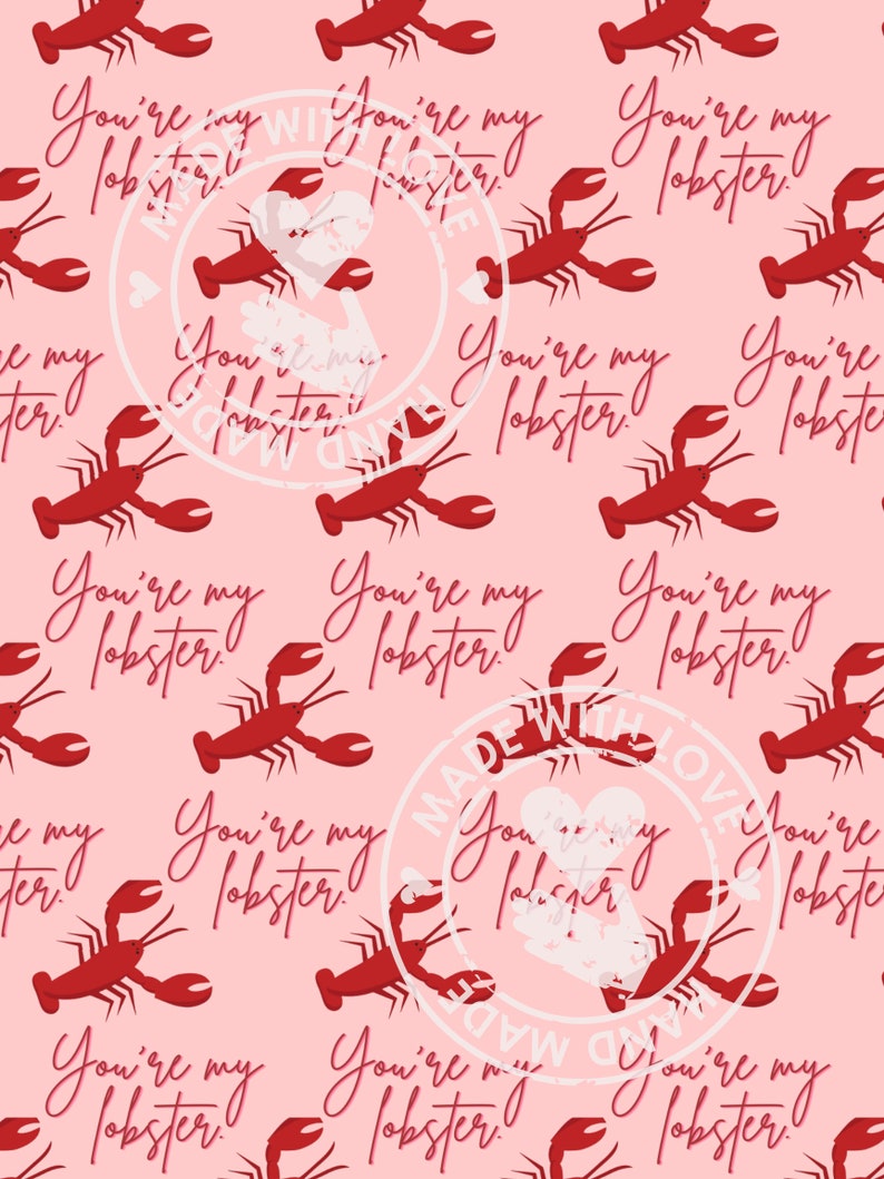 Lobster Seamless File - Etsy