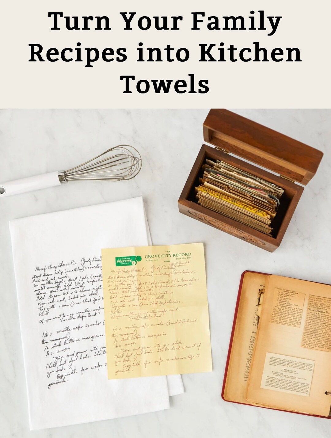 Custom Recipe Towels - Etsy
