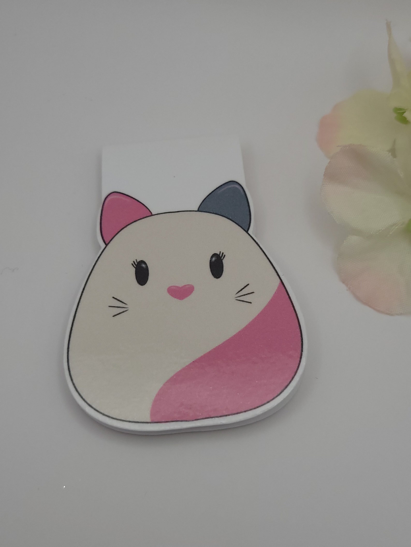 Calico Kitty Squishmallow Magnetic Bookmark: Double Sided - Etsy