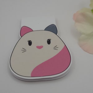 Calico Kitty Squishmallow Double Sided Magnetic Bookmark | Bibliophile ...