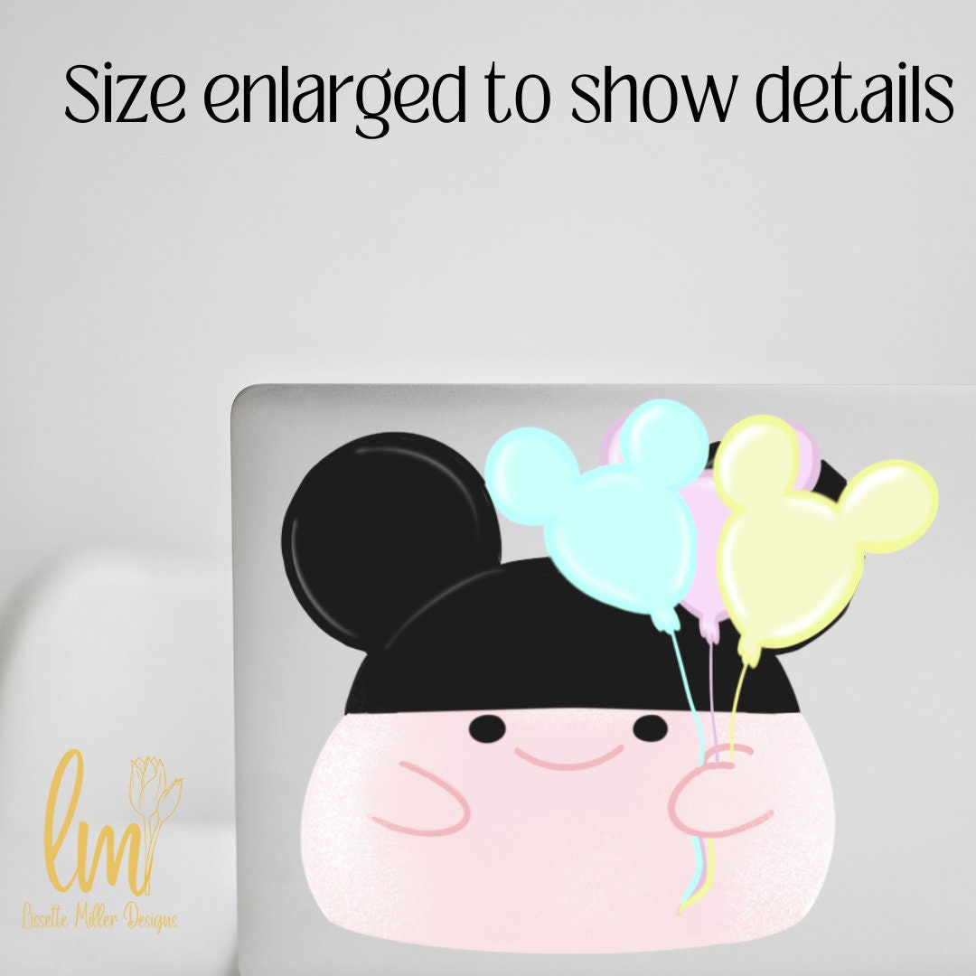 Gumdrop With Mickey Hat Sticker Water-proof Laptop Decal, Hydro Flask ...