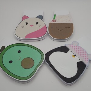 Calico Kitty Squishmallow Double Sided Magnetic Bookmark | Bibliophile ...