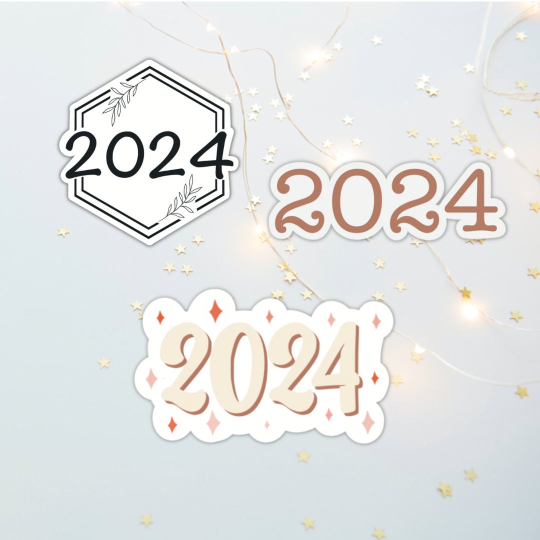 2024 Sticker Water-proof Laptop Decal, Hydro Flask Sticker, MacBook ...