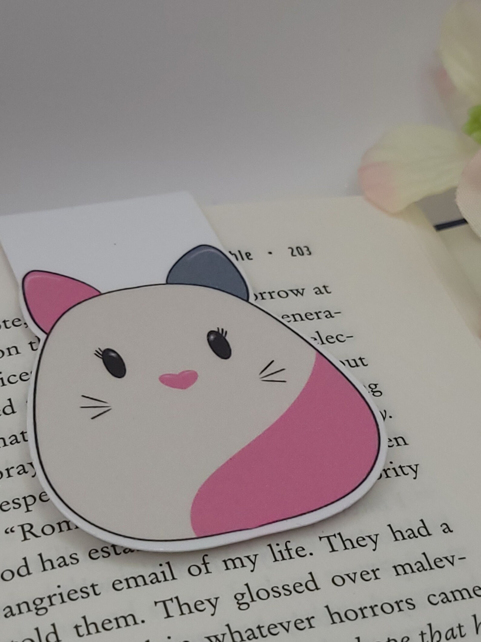 Calico Kitty Squishmallow Magnetic Bookmark: Double Sided - Etsy