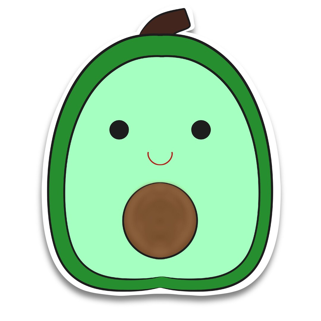 Avocado Squishmallow Magnetic Bookmark: Double Sided Reader Gift - Etsy