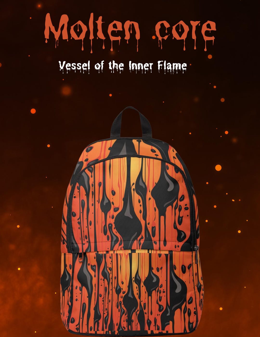 Molten Core Backpack Fire Element Drip Bag Alchemist Gear Spiritual ...
