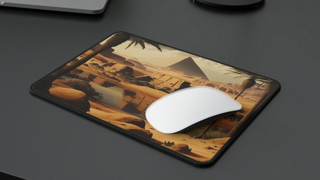 Ancient Egyptian Themed Mouse Pad Workspace Aesthetics Desk Accessory ...