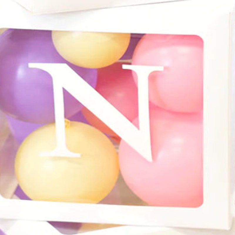 Balloon Box Letters - Etsy