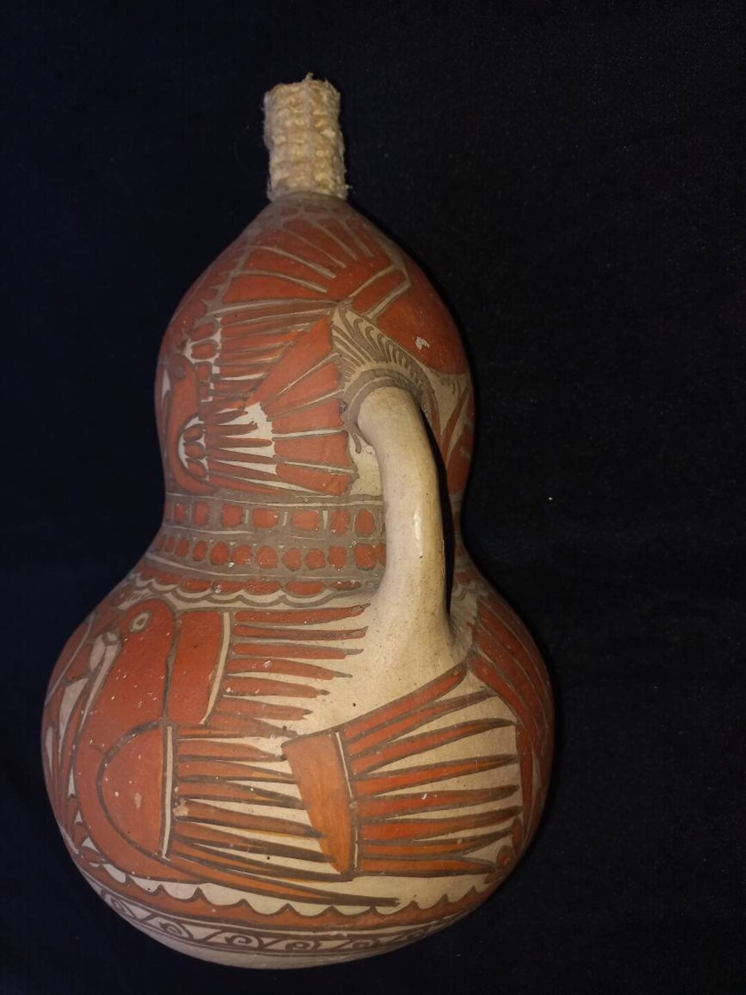 Clay Amphora. Mexican Folk Art. Home Decor. Utilitarian Crafts ...
