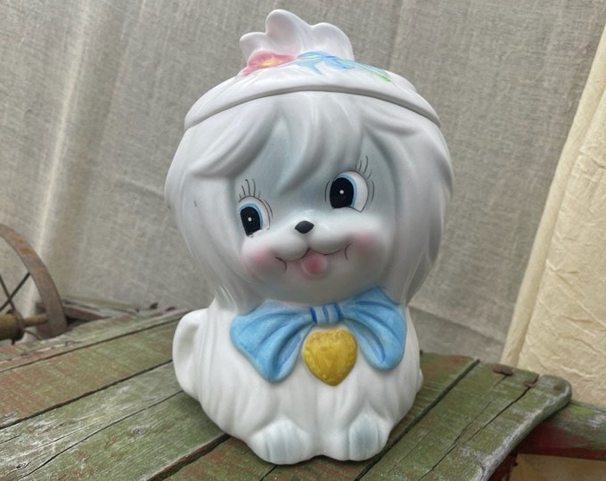 Rare 1960s Mr. Toodles Maltese, Lefton’s Cookie Jar, 3236, Excellent ...