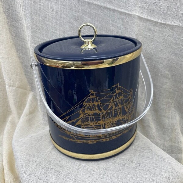 Antique Ice Bucket - Etsy