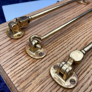 Antique Ship Brass Latches, SS Burlington Ore Carrier, Great Lakes ...