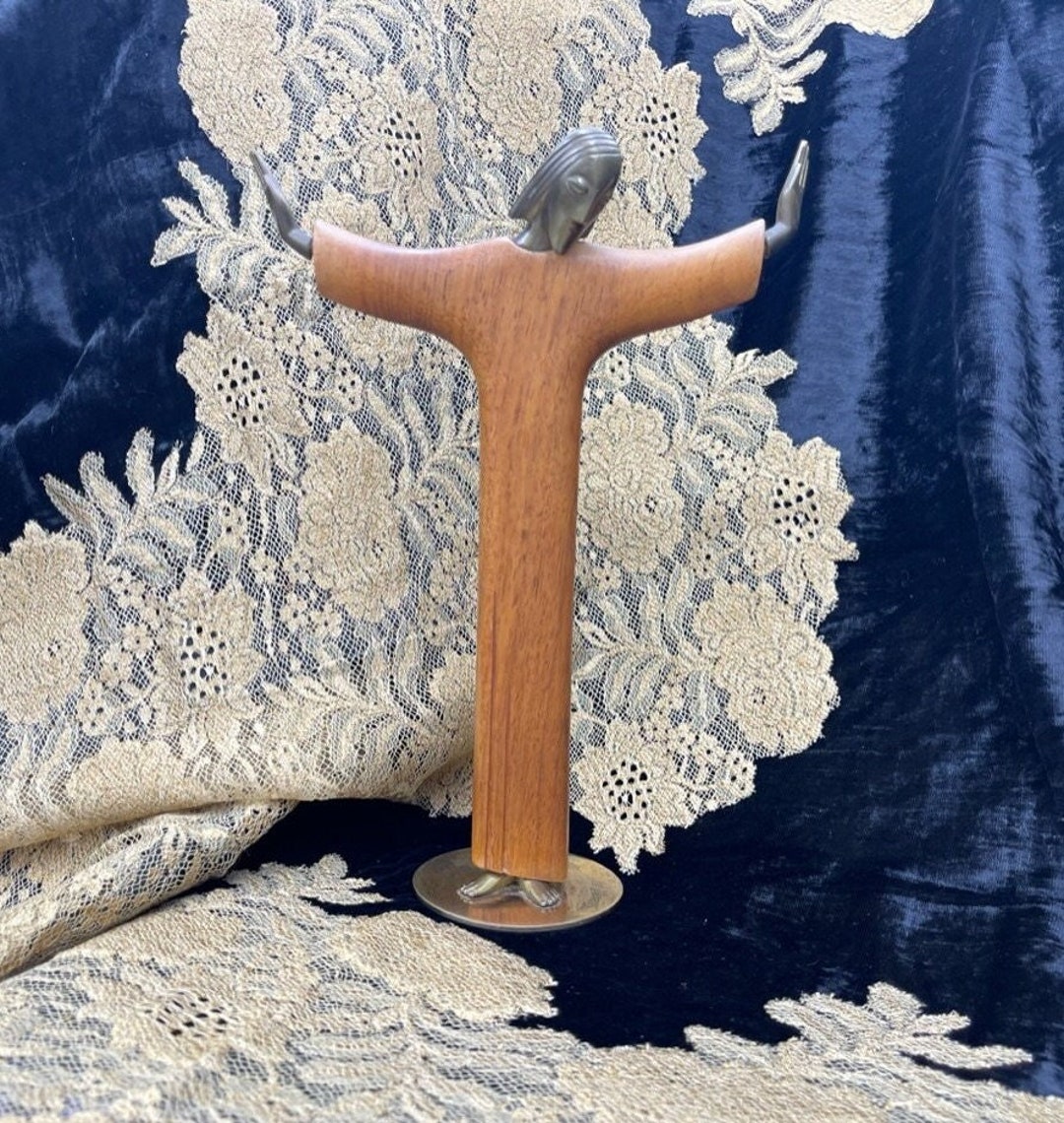 1950s HAGENAUER WIEN Statue Jesus, Karl Hagenauer, Handmade, Wood ...