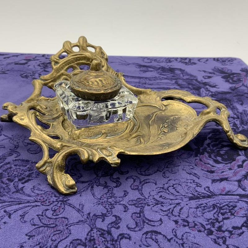 Brass Inkwells - Etsy
