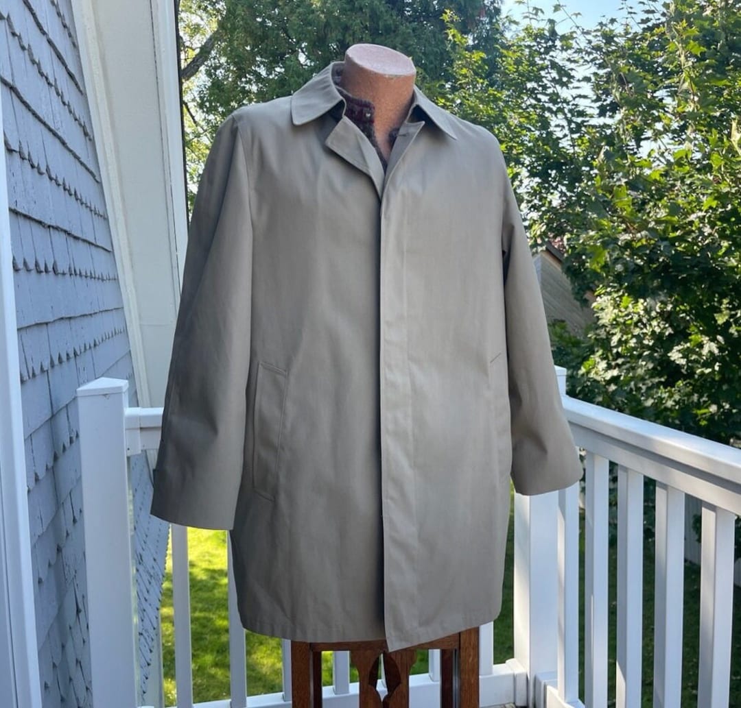 Vintage 1980s Beige Coat, Botany 500, Zip Out Faux Fur Lining, Like New ...