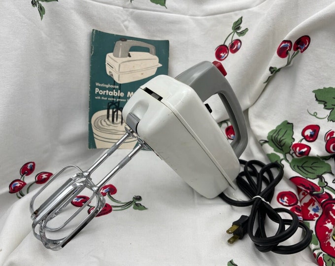 Vintage 1950s Portable Mixer, Westinghouse, Works!, Amazing Original ...