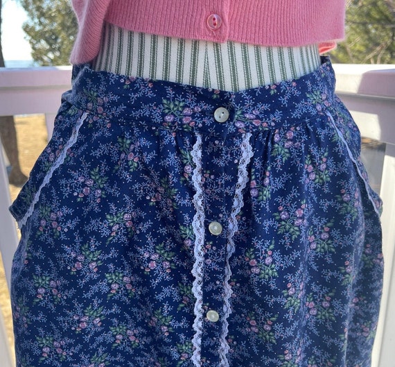 Vintage 1970s Eber San Francisco Skirt, Prairie Cotta… - Gem