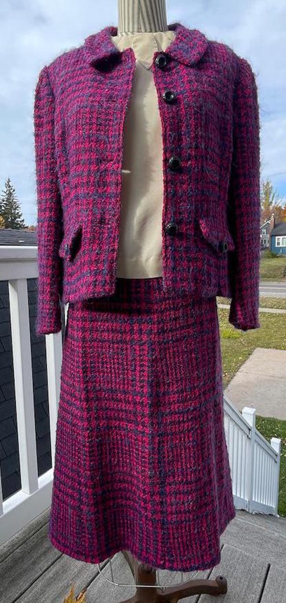 Vintage 1960s Classic Bouclé Skirt Suit, Chanel-Style… - Gem