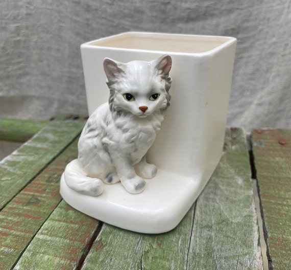 Vintage Lefton Planters Vintage Santa Claus Boot Planter, Lefton