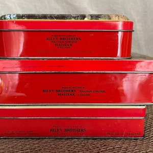 1960s Riley’s Toffee Tins, Canadian Mountie, Fox Hunt, Very Good ...
