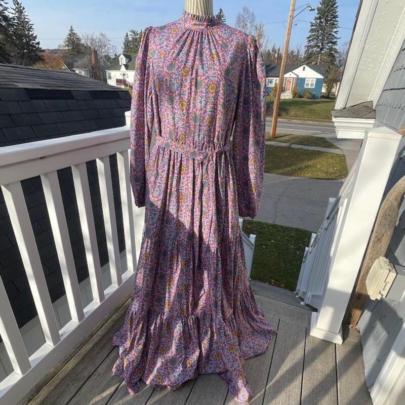 Blue Calico Dress - Etsy