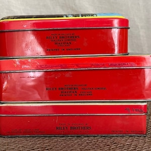 1960s Riley’s Toffee Tins, Canadian Mountie, Fox Hunt, Very Good ...