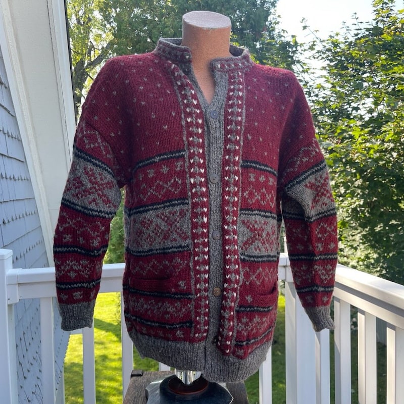 Heavy Wool Sweater - Etsy