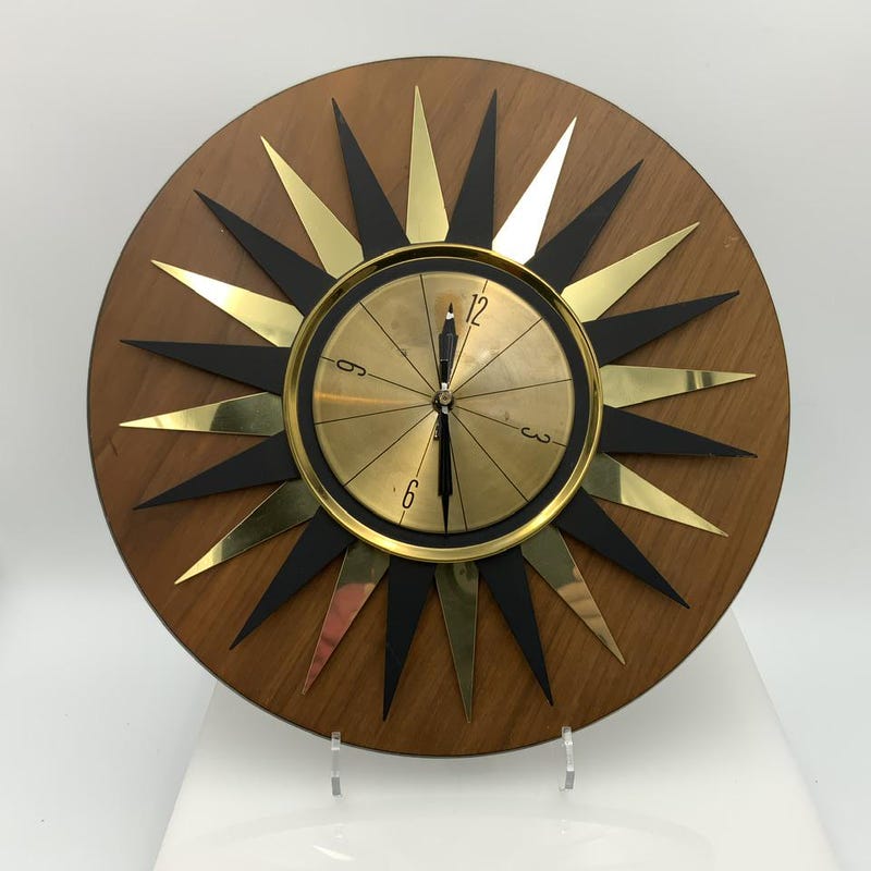 Starburst Clock - Etsy