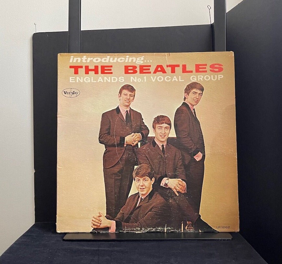 Vintage Introducing the Beatles LP Record Album, VJ Brackets, Vintage ...