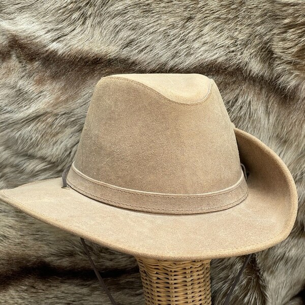 Leather Aussie Hat - Etsy