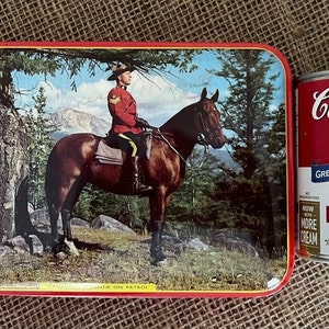 1960s Riley’s Toffee Tins, Canadian Mountie, Fox Hunt, Very Good ...