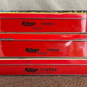 1960s Riley’s Toffee Tins, Canadian Mountie, Fox Hunt, Very Good ...