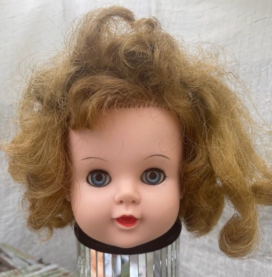 Antique Creepy Doll Head, Halloween Decor, Scary Doll Head, Spooky ...