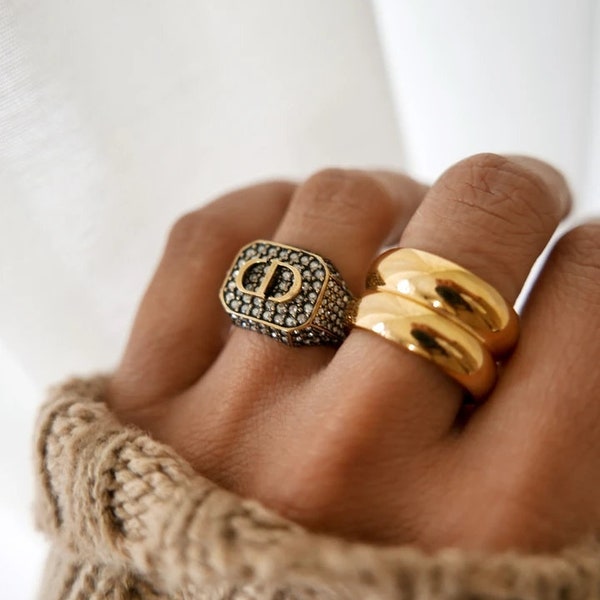 Double Band Ring - Shop Online - Etsy