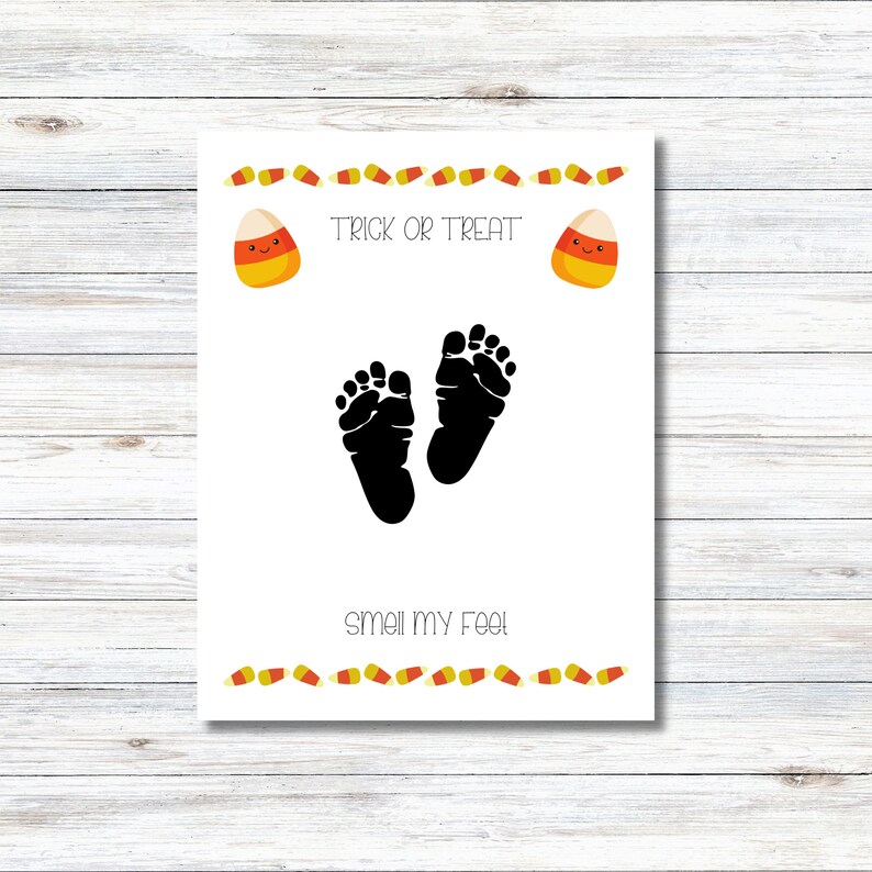 Halloween Handprint Art Bundle, Boo Handprint, Baby Footprint, Daycare ...