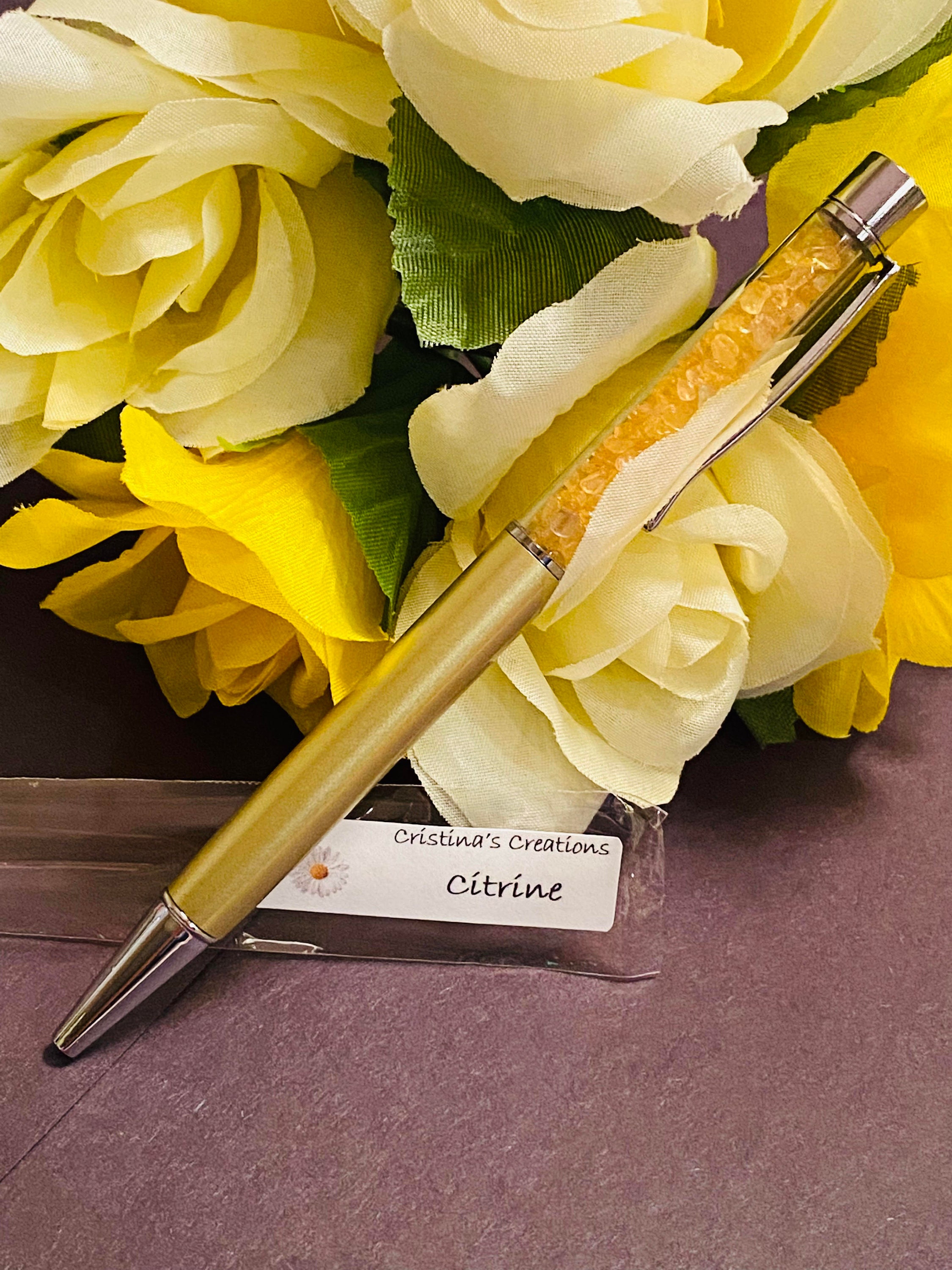 Crystal Filled Pens - Etsy