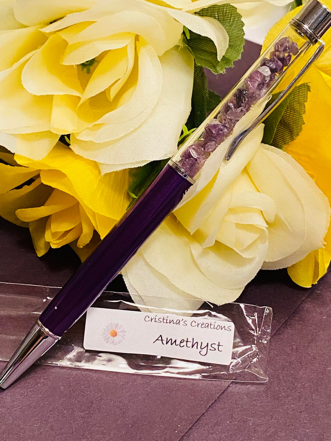 Crystal Filled Pens - Etsy