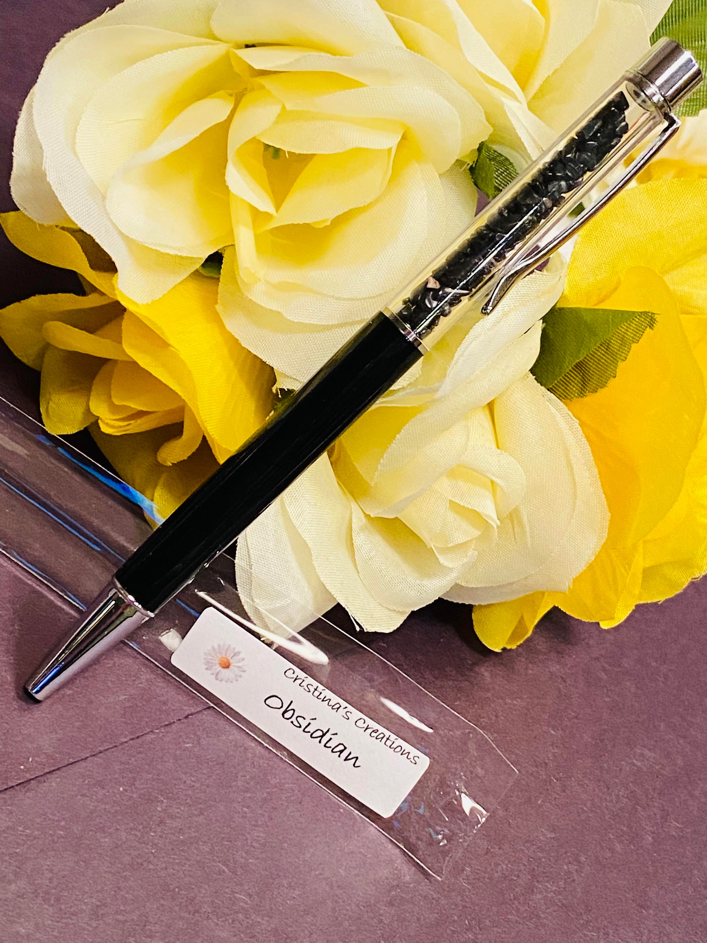 Crystal Filled Pens - Etsy