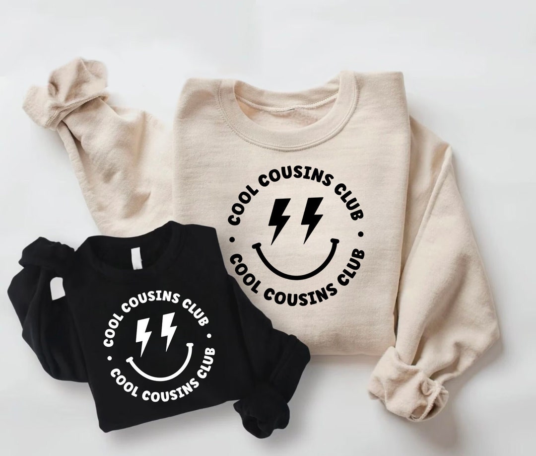 Cool Cousins Club Sweatshirt, Matching Family Crewneck - Etsy
