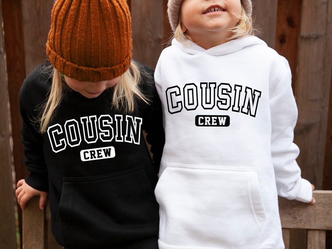 Cousin Crew Hoodie, Kids Hooded Sweatshirt, Big Cousin Gift, Toddler ...