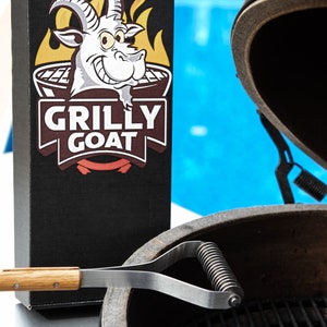 Universal Stainless Steel Grill Grate Cleaner With Oak Handle - Etsy